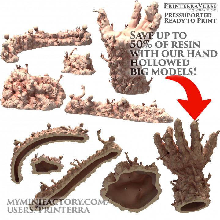 3D Printable 022 GENETIST FLESHSCULPTER Demon Terrain by Printerra Studios