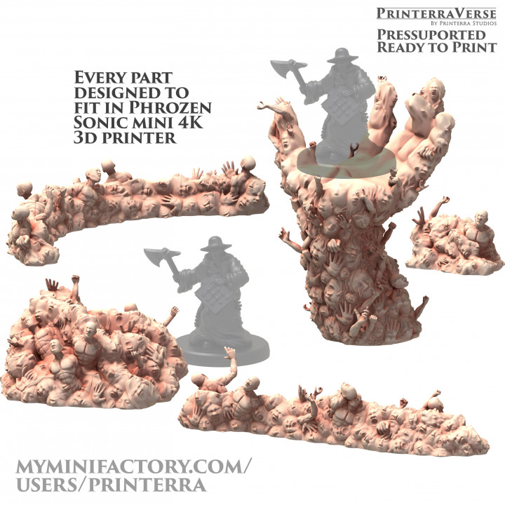 3D Printable 022 GENETIST FLESHSCULPTER Demon Terrain by Printerra Studios
