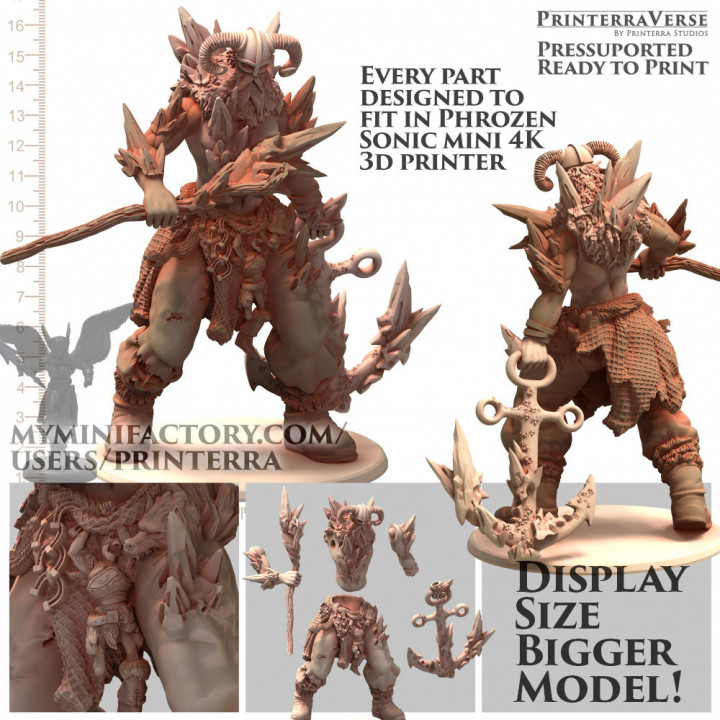 3D Printable 022 NORSE Giant 155mm height Jotnar Viking Ice Loki on ...