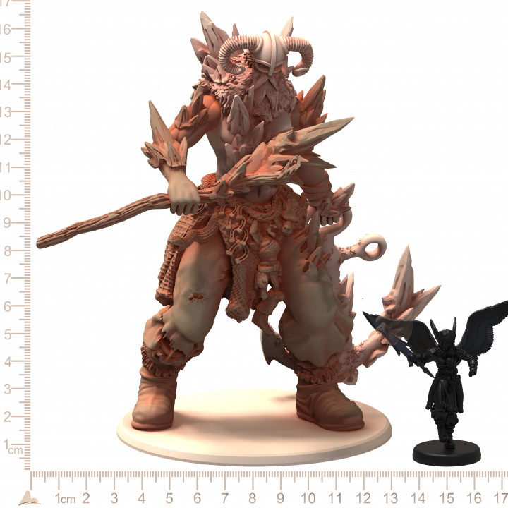 3D Printable 022 NORSE Giant 155mm height Jotnar Viking Ice Loki on ...
