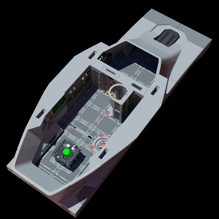 3D Printable Conning Tower Bridge for Odyssey and Chimera by 2nd Dynasty