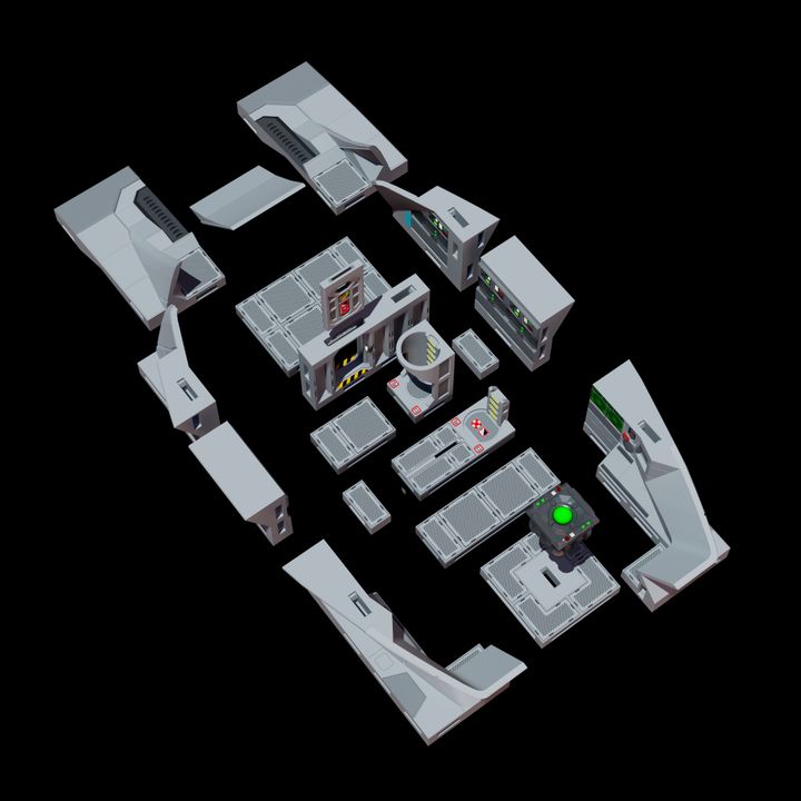 3D Printable Conning Tower Bridge for Odyssey and Chimera by 2nd Dynasty