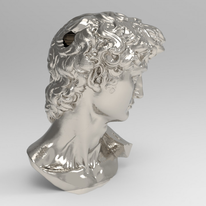 3D Printable david pendant by muguet