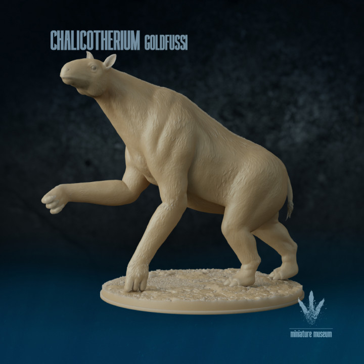 3D Printable Chalicotherium goldfussia : The Knuckle-walking Horse by ...