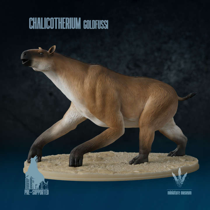 3D Printable Chalicotherium goldfussia : Alarm call by Miniature Museum