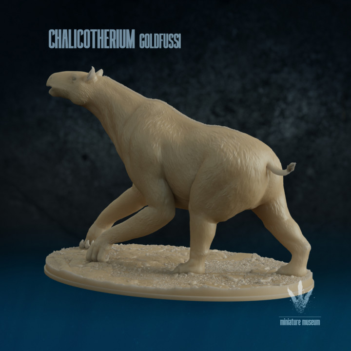 3D Printable Chalicotherium goldfussia : Alarm call by Miniature Museum