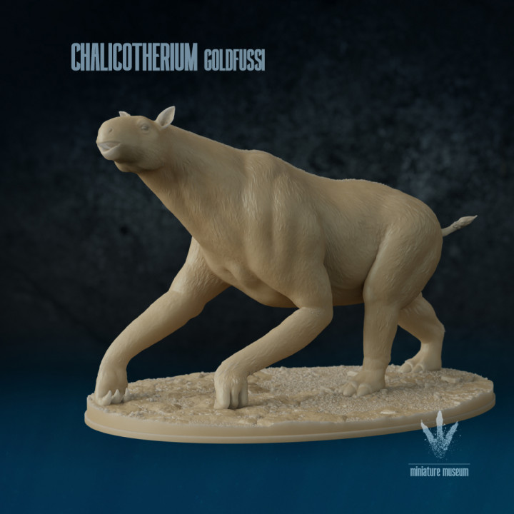 3D Printable Chalicotherium goldfussia : Alarm call by Miniature Museum