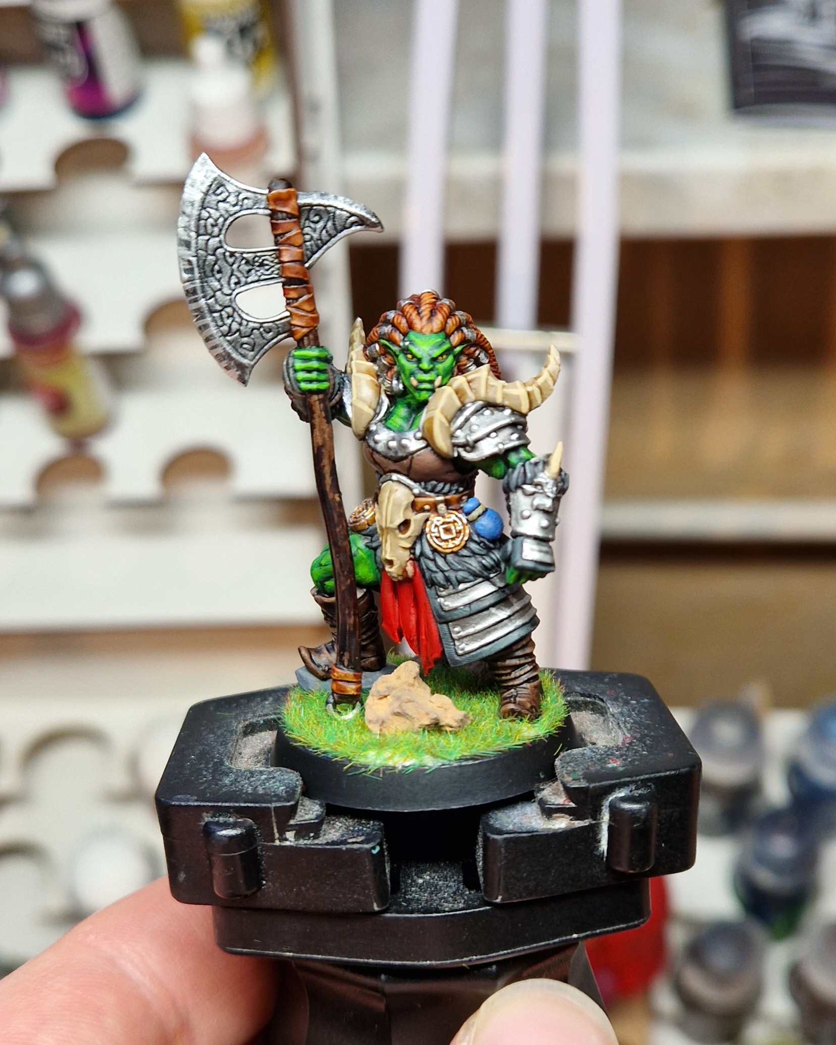 3D Printable Khan Avarga Tomor-Gar (Nomad Orr'ugs) by Artisan Guild