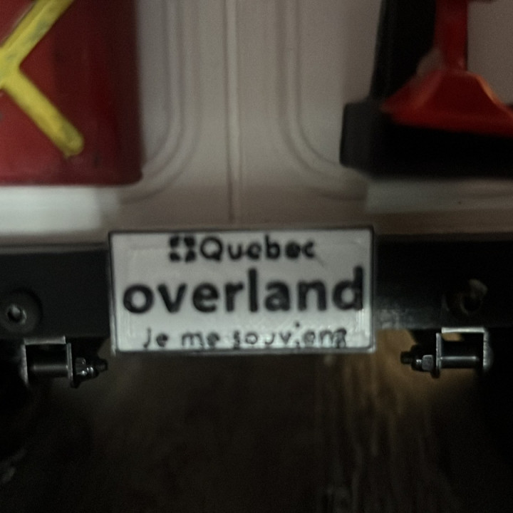 3D Printable plaque by Francis Bédard