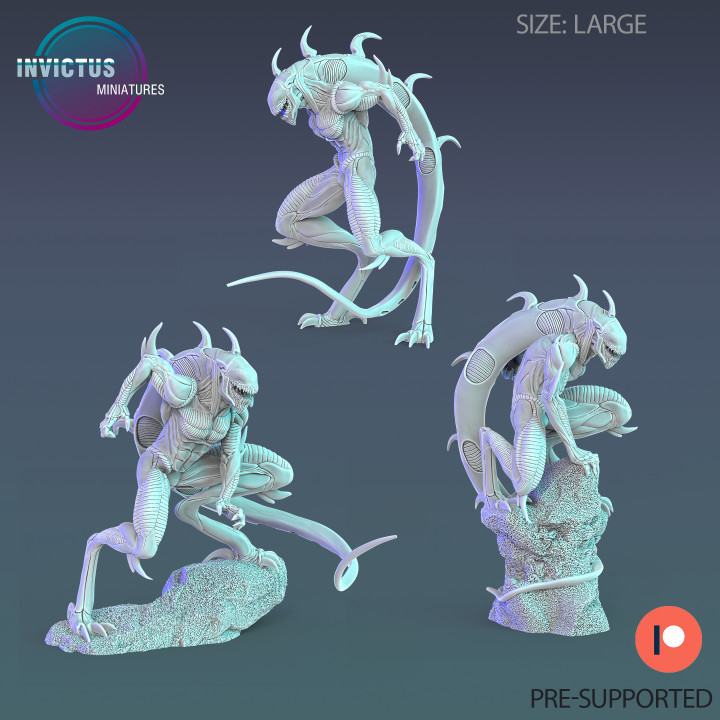 3D Printable Cosmic Beast Set / Space Creature / War Infantry ...