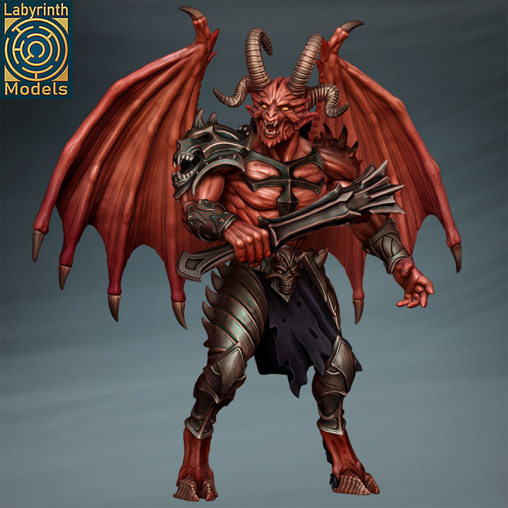 3D Printable Infernals Collection Vol. 1 - 32mm scale by Labyrinth Models