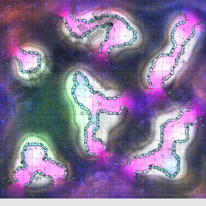 3D Printable Astral Map Set (AM) by August McDaniel