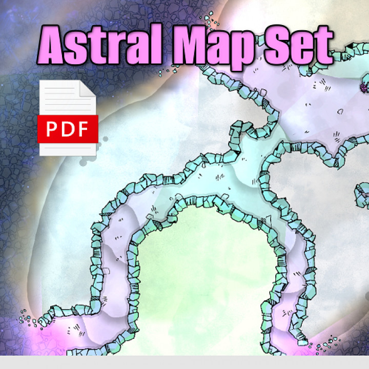 3D Printable Astral Map Set (AM) by August McDaniel