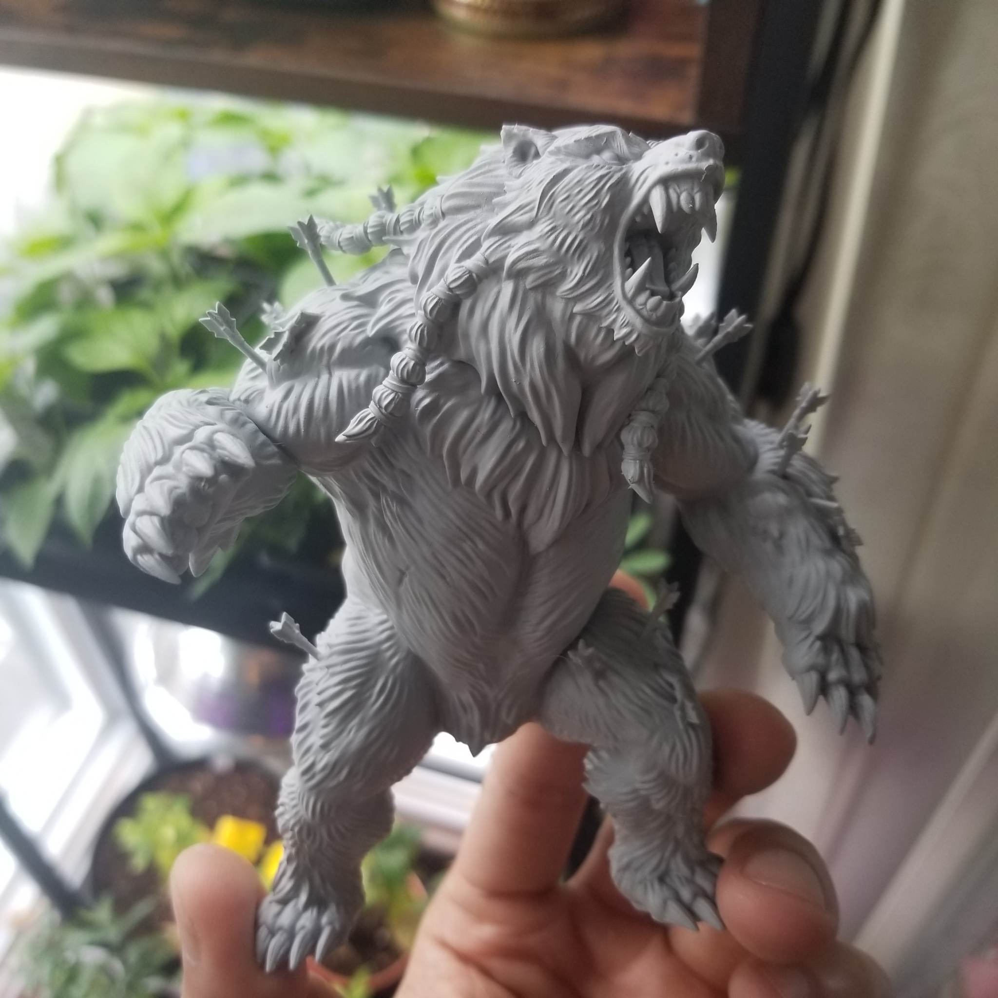 3D Printable Uul-Bavgar the Giant Bear (Nomad Orr'ugs) by Artisan Guild