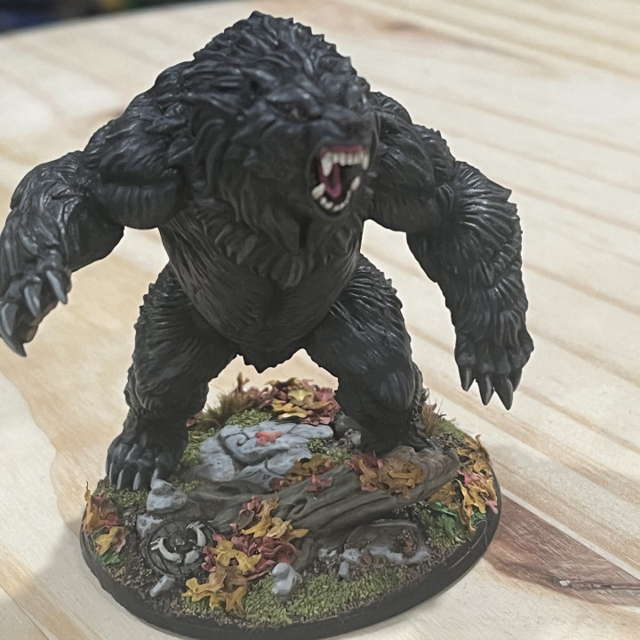 3D Print of Uul-Bavgar the Giant Bear (Nomad Orr'ugs) by Banta124