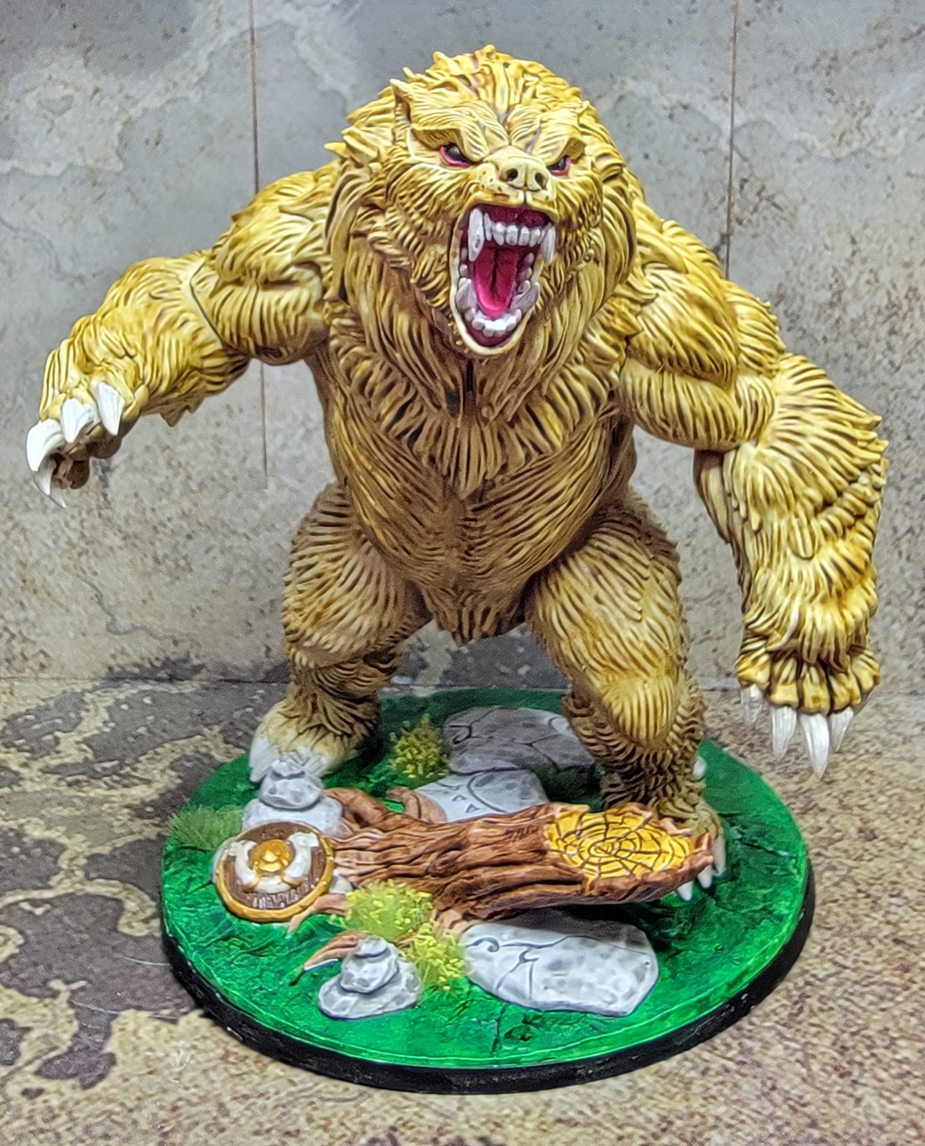 3D Printable Uul-Bavgar the Giant Bear (Nomad Orr'ugs) by Artisan Guild