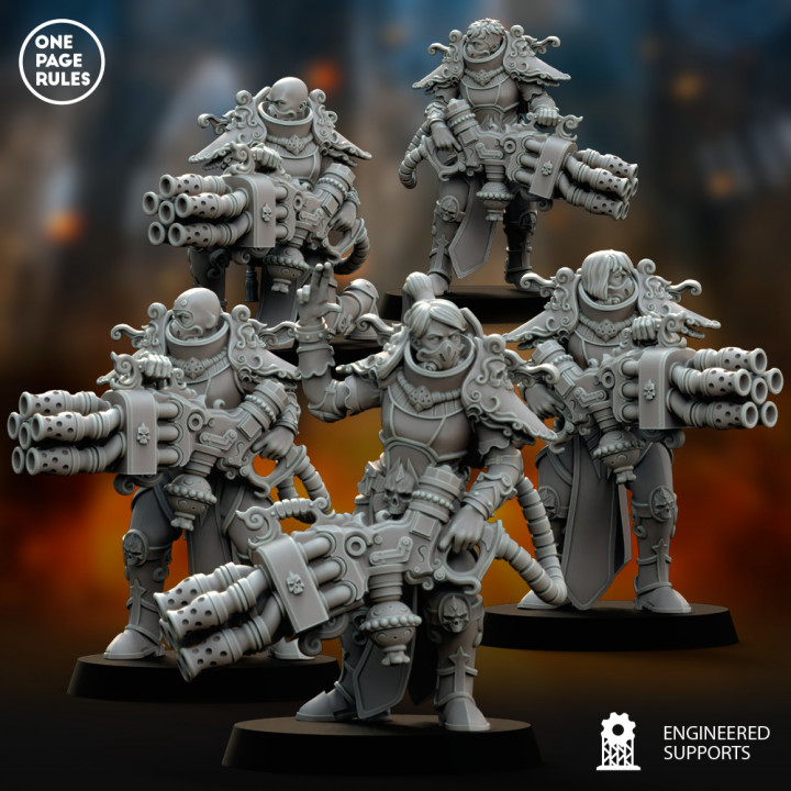 3D Printable Support Sisters - Blessed Sisters by One Page Rules