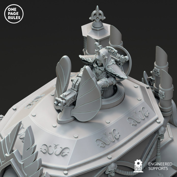 3D Printable Battle Tank - Blessed Sisters by One Page Rules
