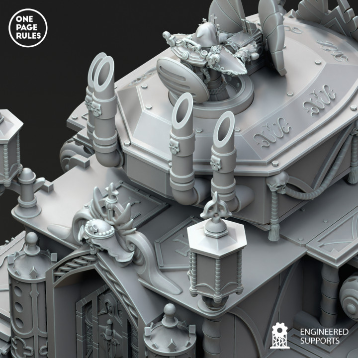 3D Printable Battle Tank - Blessed Sisters by One Page Rules