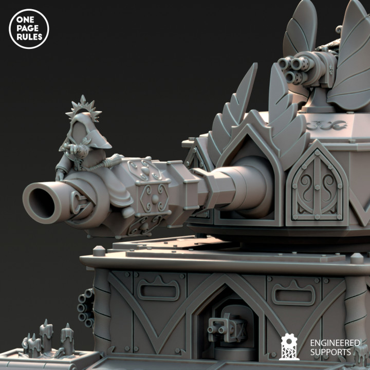 3D Printable Battle Tank - Blessed Sisters by One Page Rules