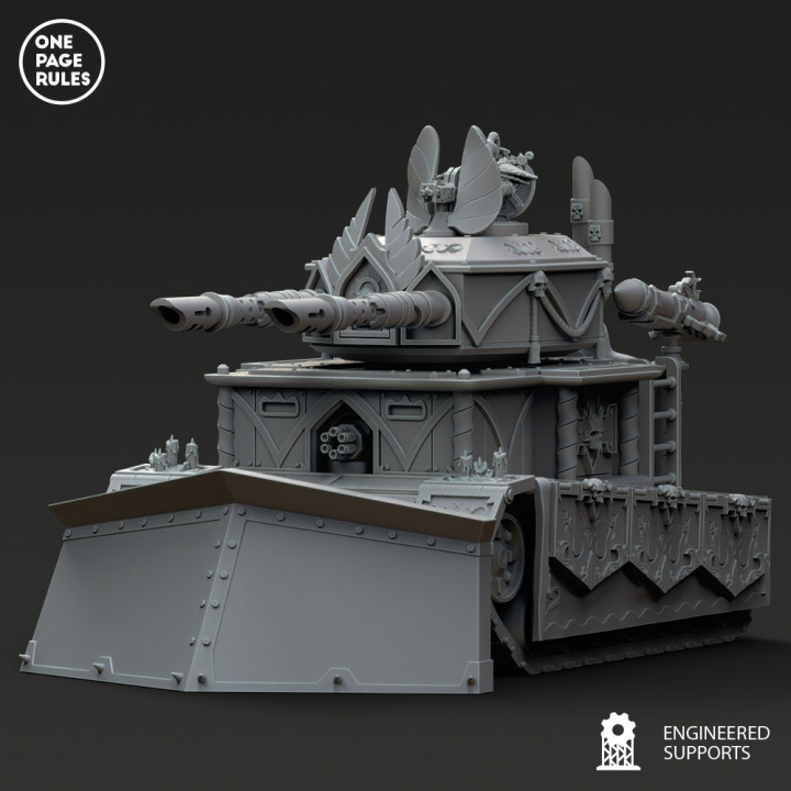 3D Printable Battle Tank - Blessed Sisters by One Page Rules