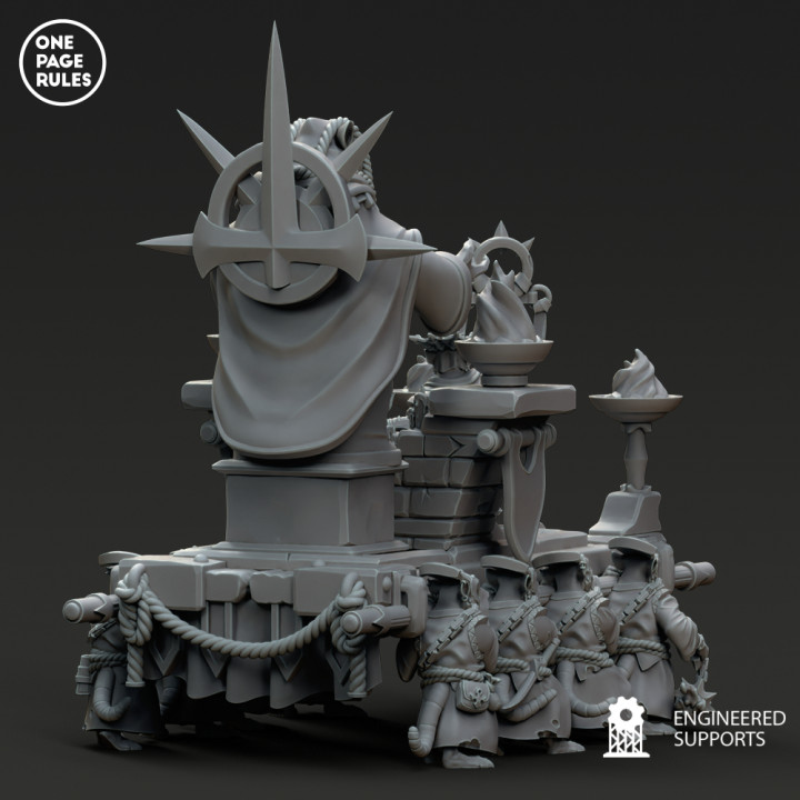 3D Printable Blessed Platform - Ratmen by One Page Rules