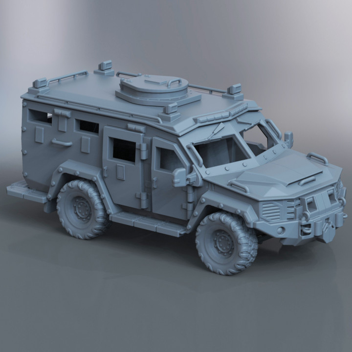 3D Printable BearCat SWAT Car by Sergeant Hammer