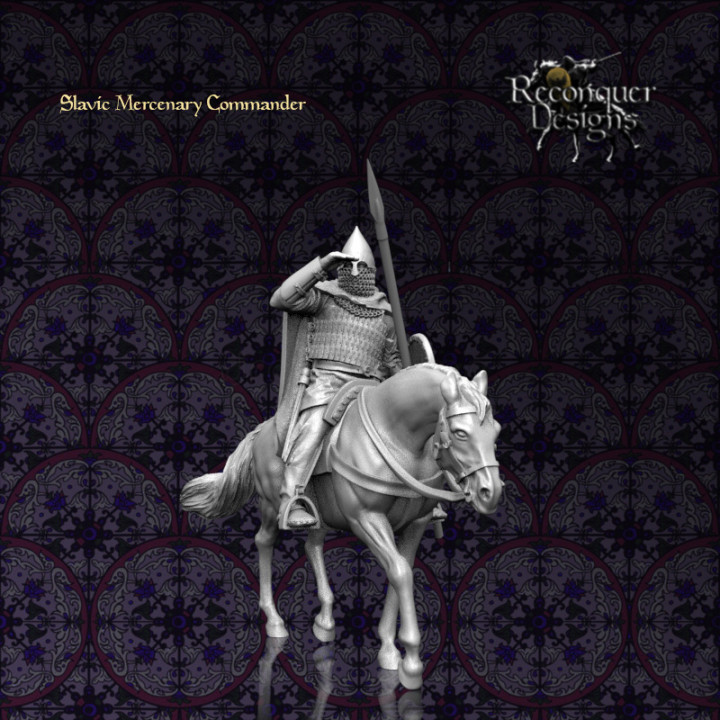 3D Printable Slavic Mercenary Commander by Reconquer Designs