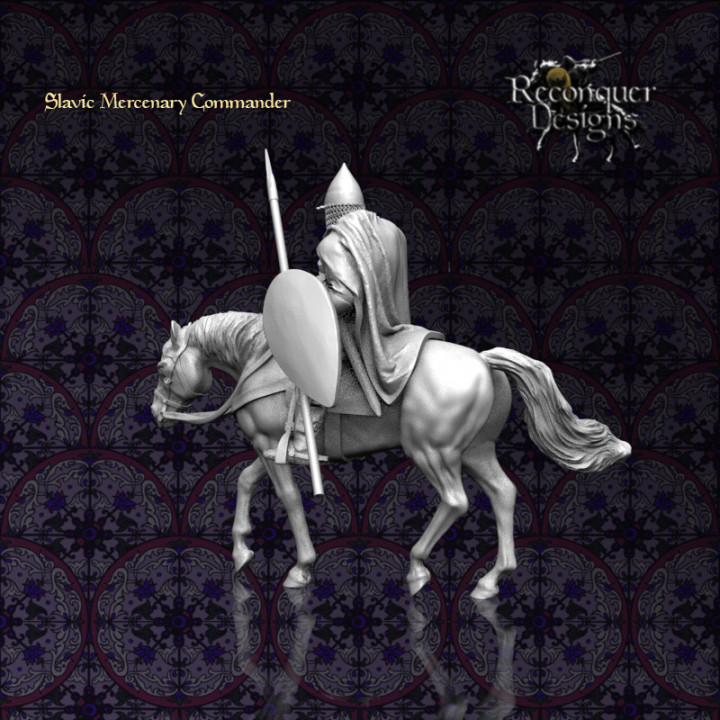 3D Printable Slavic Mercenary Commander by Reconquer Designs