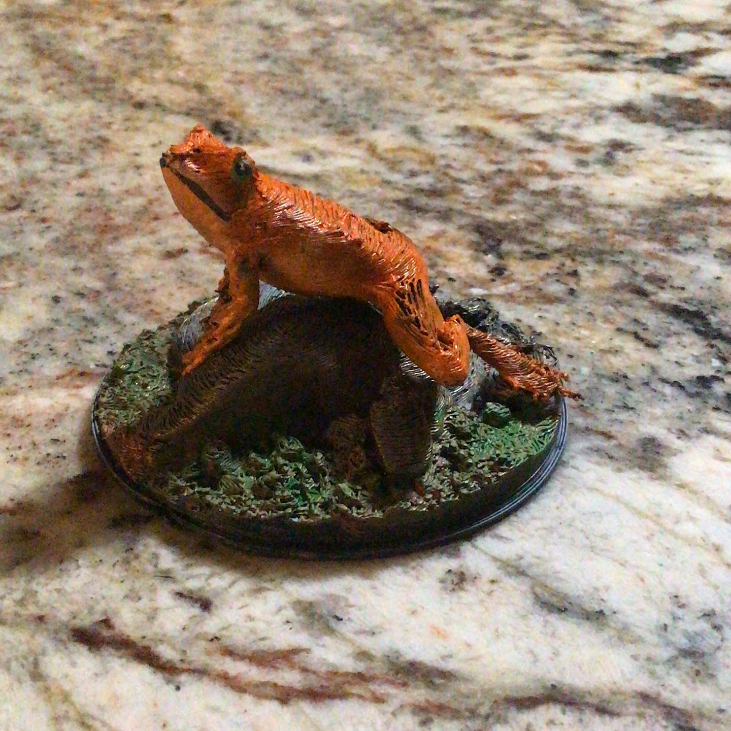 3D Printable Golden Toad : Incilius periglenes by Miniature Museum