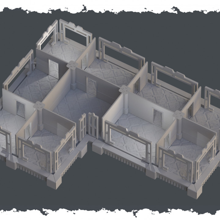 3D Printable 3D Printable Modular City | 6" x 6" Tiles by Evolved ...