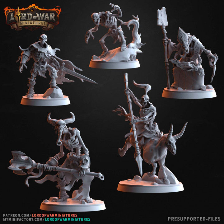 3D Printable Undead Hero Pack Bundle - Presupported by Lord of War ...