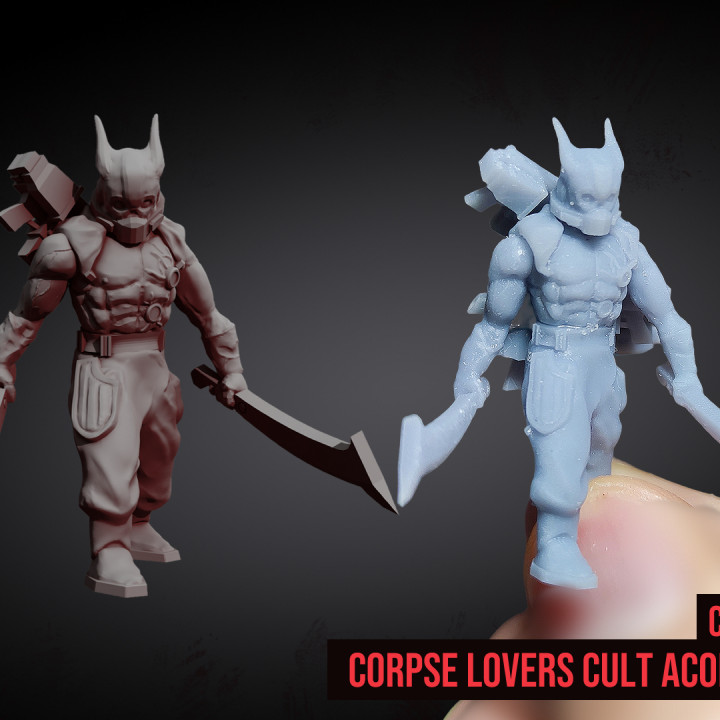 3D Printable CORPSE LOVERS CULT ACOLYTE by Marcensvire