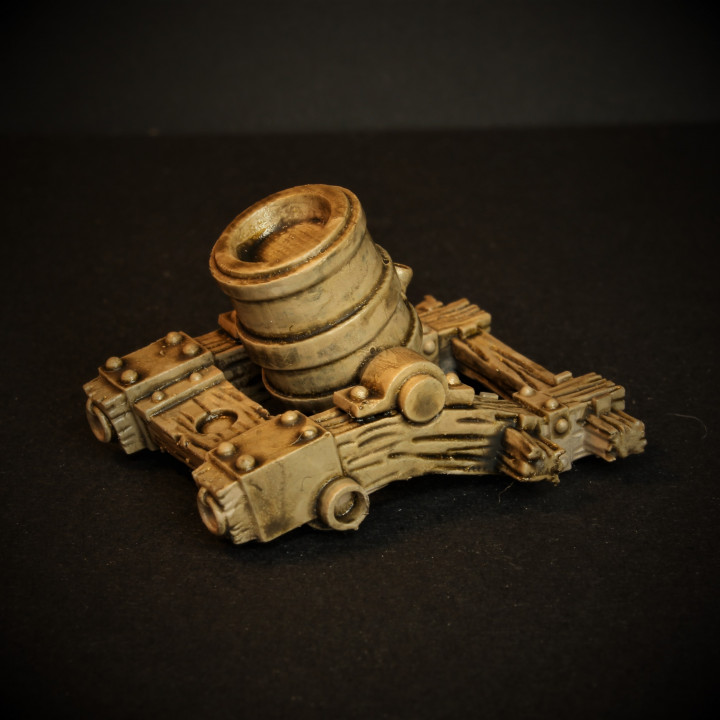 3D Printable Mortar by Knucklebones Miniatures