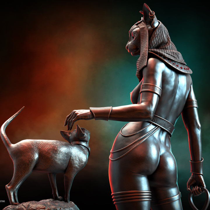 3D Printable Bastet - Full May 2023 Release by Ritual Design