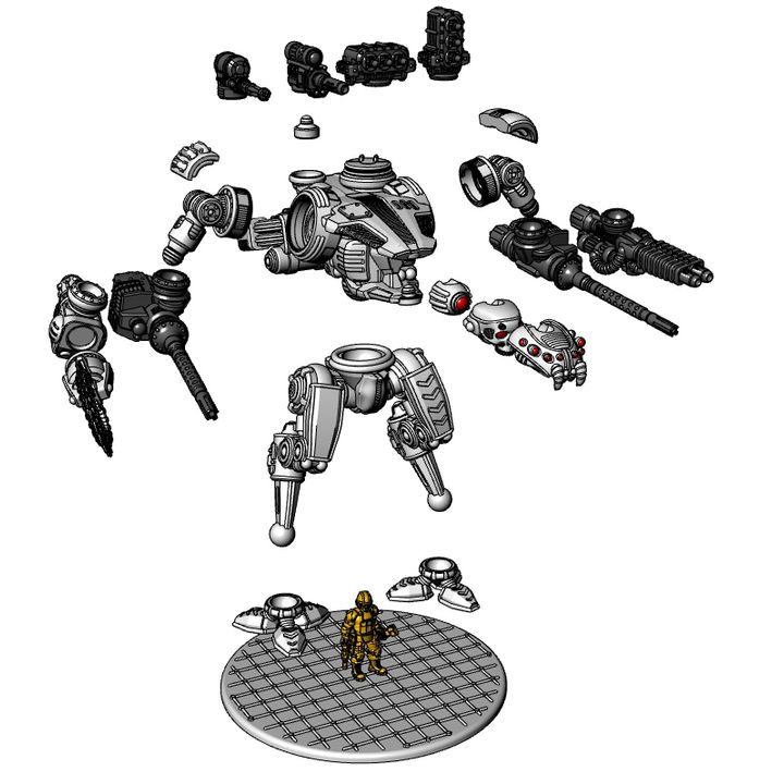 3D Printable The Full Raptor by John Bear Ross