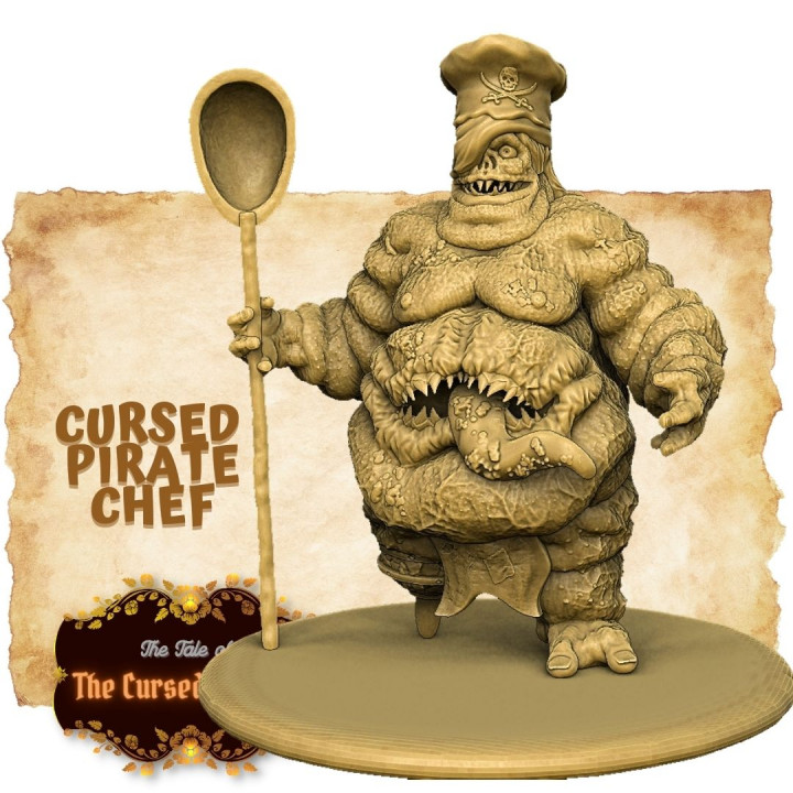 3D Printable Cursed Pirate Crew by MiniaturesCraze