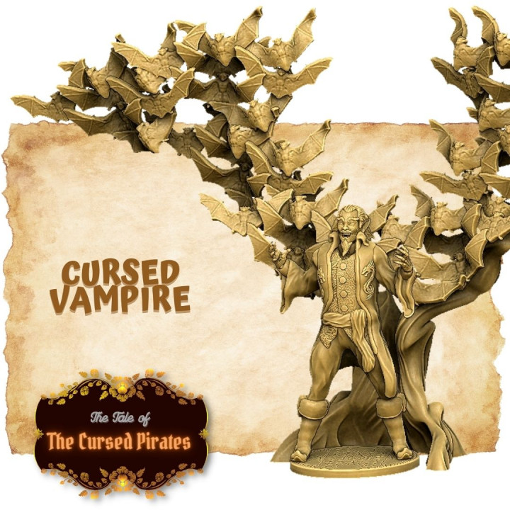 3D Printable Cursed Pirate Crew by MiniaturesCraze