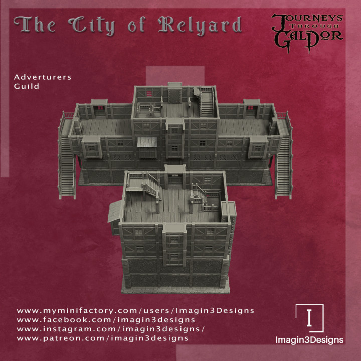 3D Printable Adventurer's Guild by Imagin3Designs