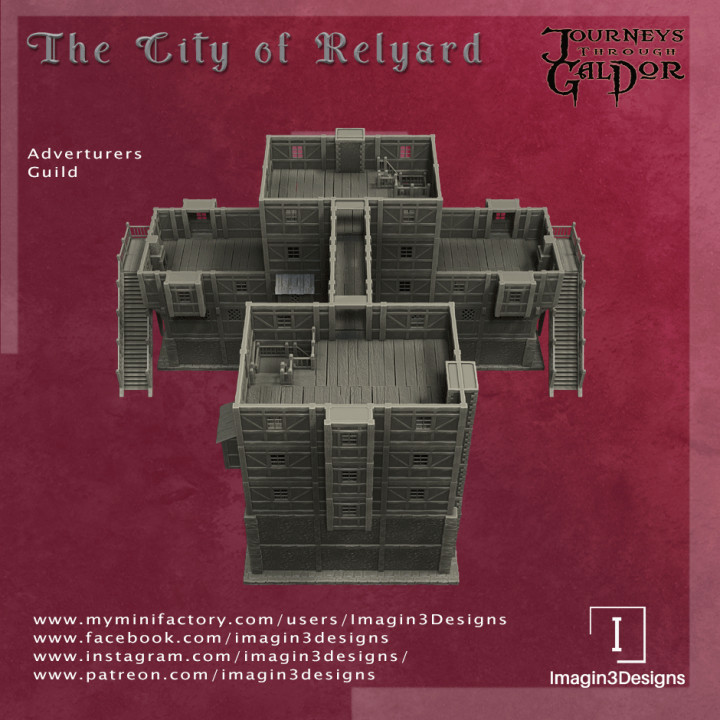 3D Printable Adventurer's Guild by Imagin3Designs