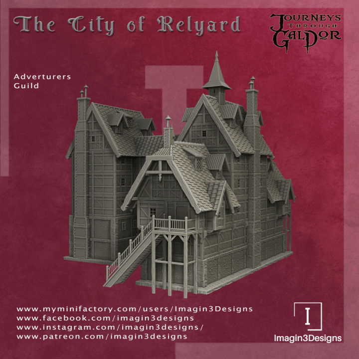 3D Printable Adventurer's Guild by Imagin3Designs