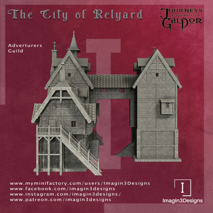 3D Printable Adventurer's Guild by Imagin3Designs