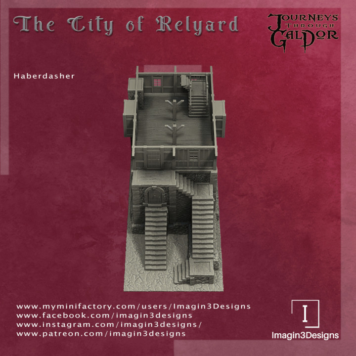 3D Printable Haberdasher by Imagin3Designs