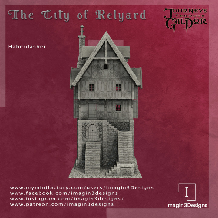 3D Printable Haberdasher by Imagin3Designs