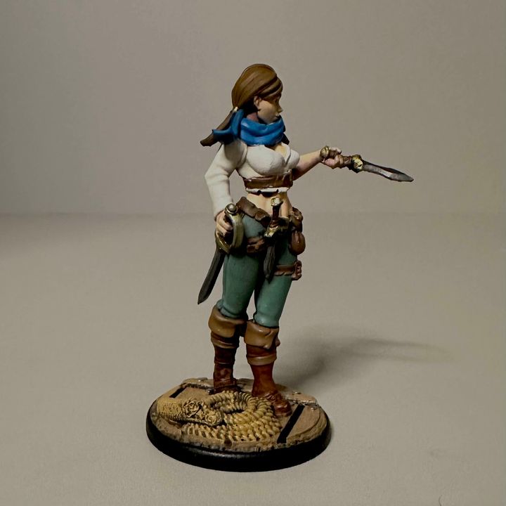 3D Print of Female Bandit Dagger by gislunnpainting