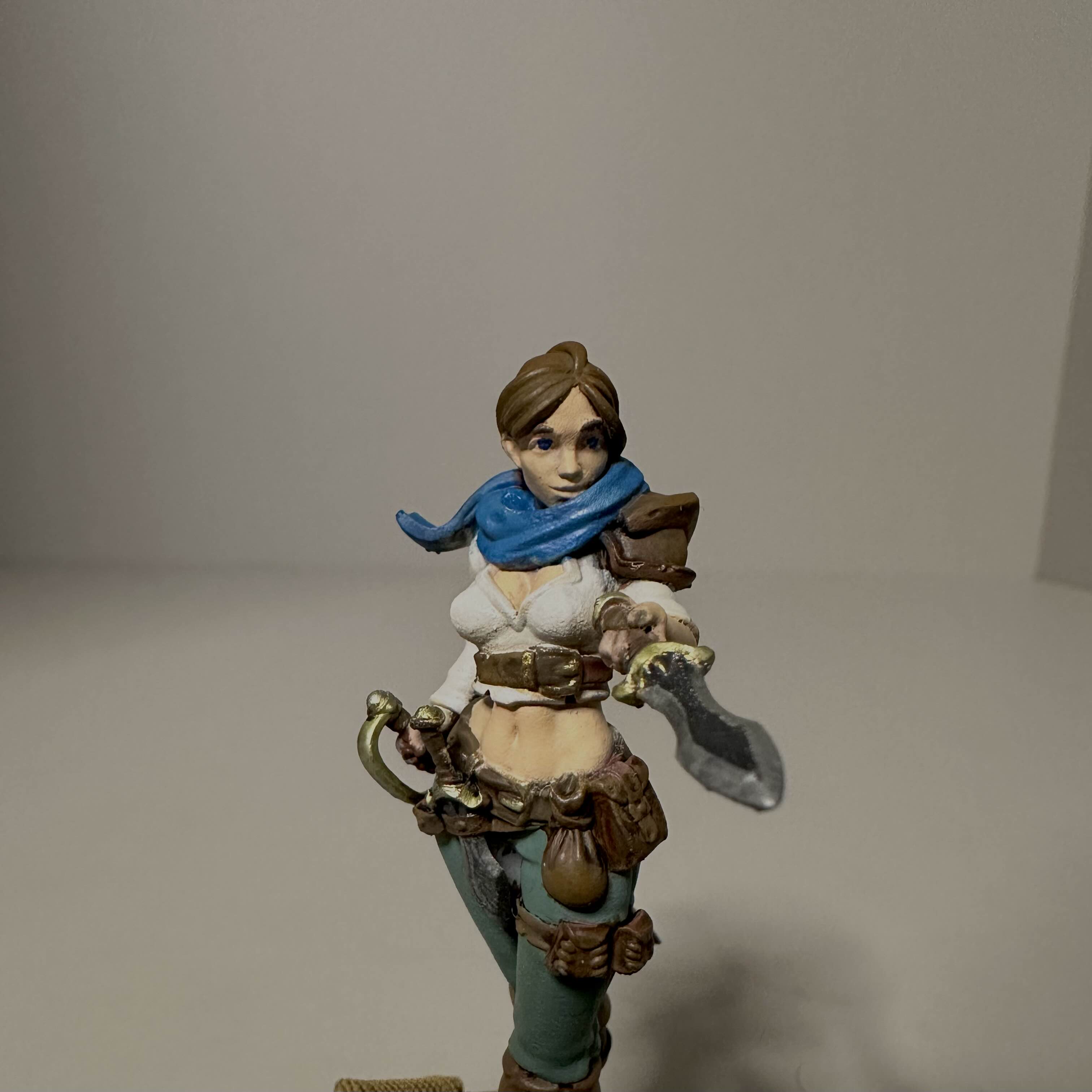 3D Printable Female Bandit Dagger by Galaad Miniatures