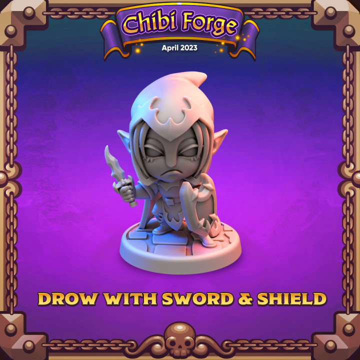 3D Printable Chibi Forge - Release 03 - April 2023 by Titan Forge Miniatures