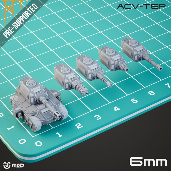 3D Printable TANK Epic-ACV - TEP by Moid
