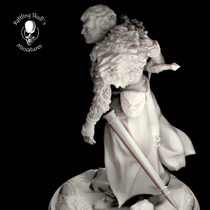 3D Printable Knight by Rattling Skull's Miniatures