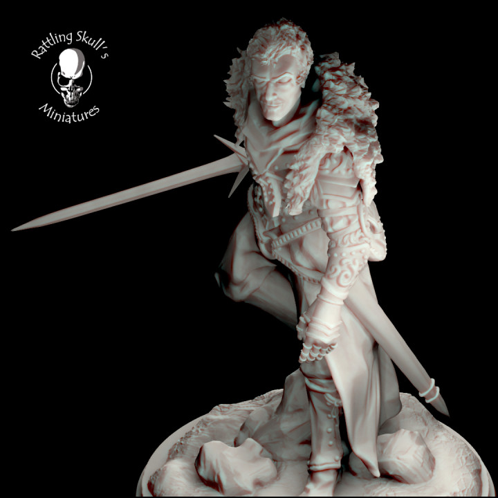 3D Printable Knight by Rattling Skull's Miniatures